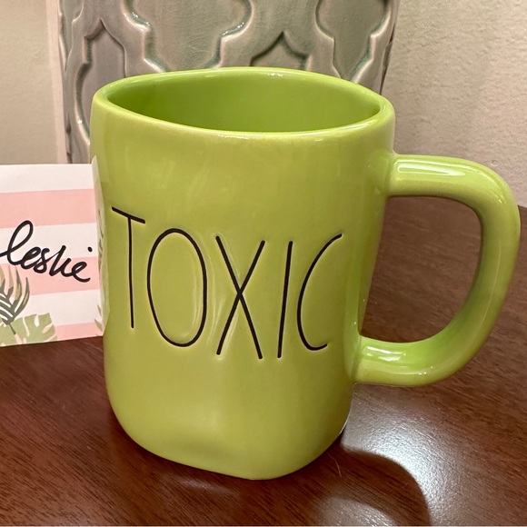 Rae Dunn | Dining | Sold Rae Dunn Halloween Toxic Green Mug | Poshmark